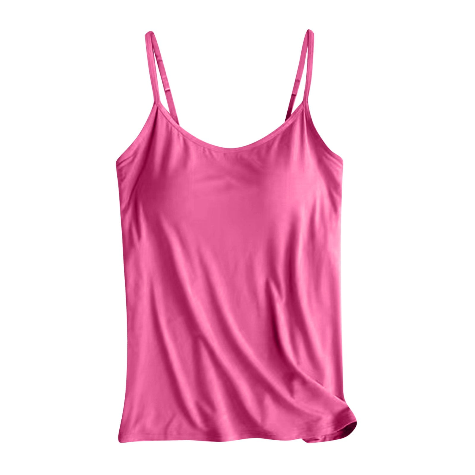 Dorkasm Tank Top Bra Camisoles Padded Sleeveless Crew Neck Tunic Tops Loose Fit Plus Size