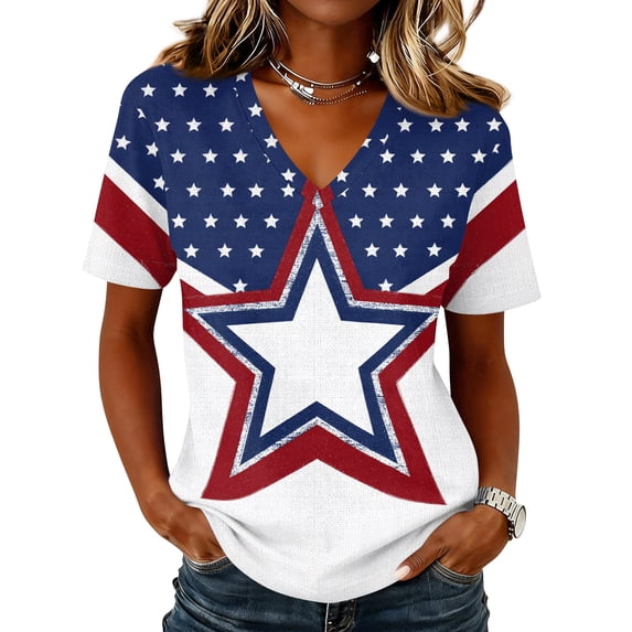 DORKASM U.s. 250th Anniversary Tops Short Sleeve Summer Red White Blue ...