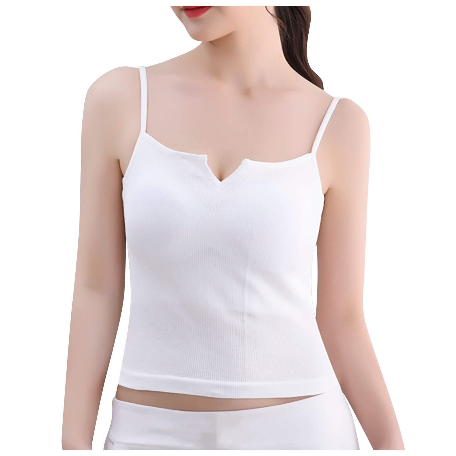 Dorkasm Womens Tank Top Bra Longline Camisole Cami Sleeveless Tank Tops