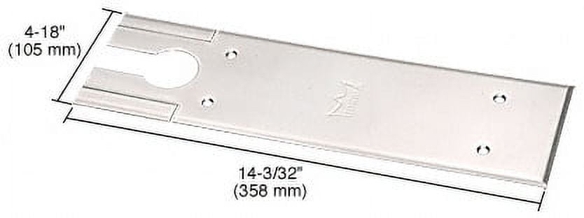 DORMA BTS7410CPPS kaba Polished Stainless BTS80 Series Cover Plate ...