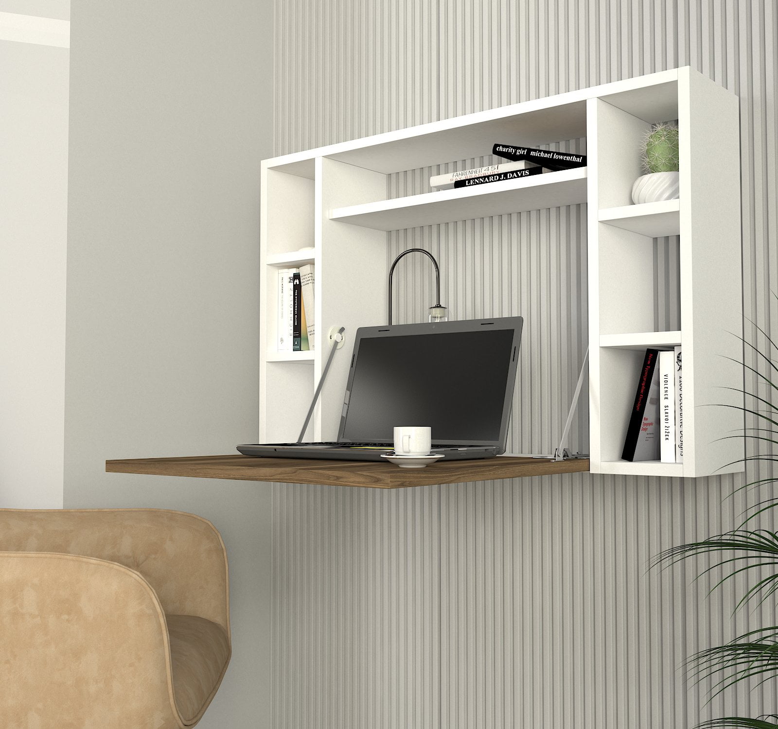 DORPEK, Wall Mounted Study Desk, Floating Computer Nepal | Ubuy