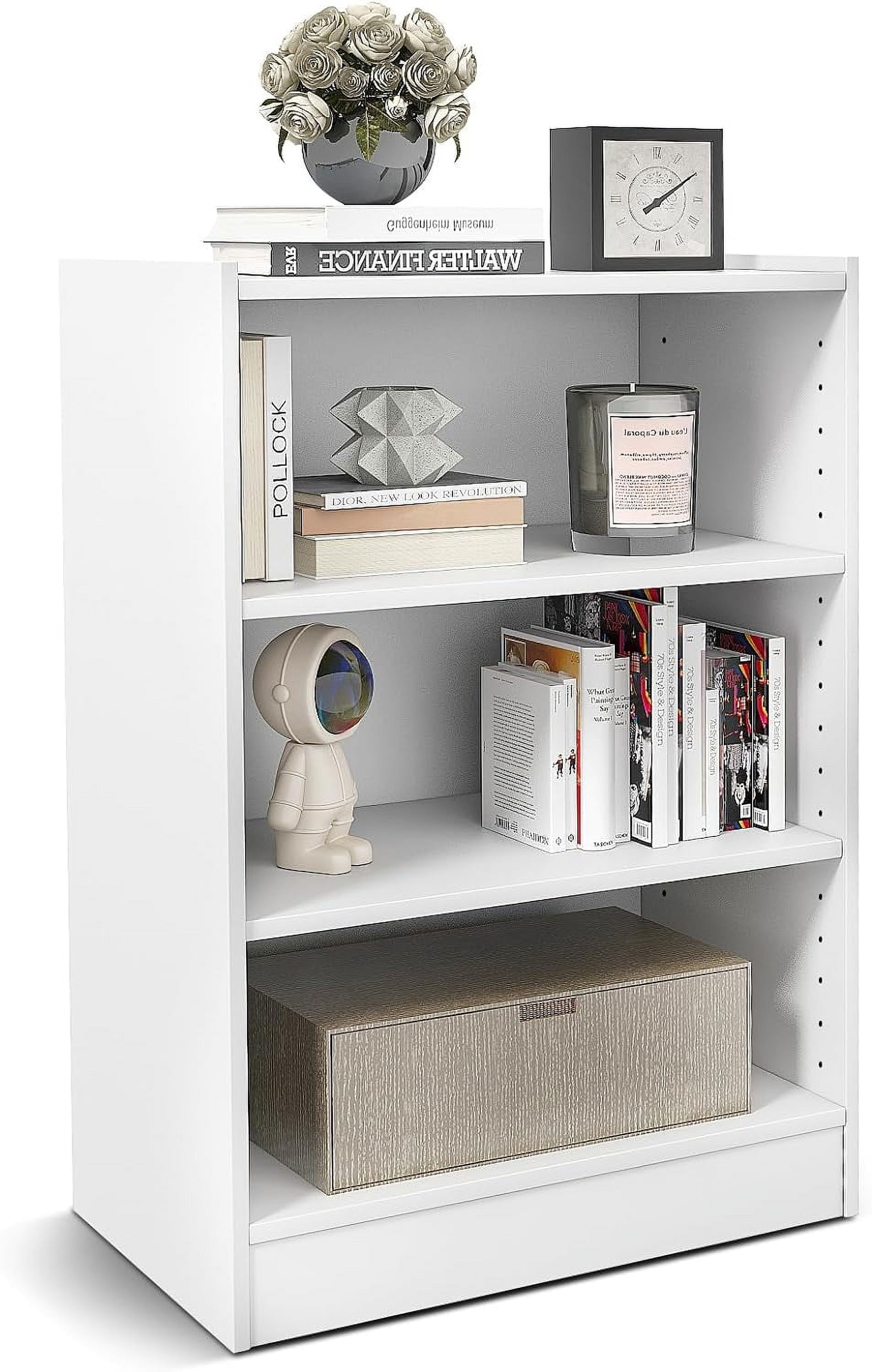 DORTALA 3-Cube Bookcase, Freestanding Versatile Open Bookcase with ...