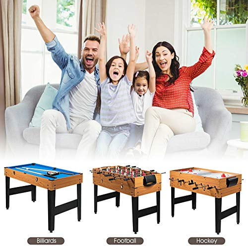 DORTALA 48'' 3-in-1 Multi Game Table, Combo Game Table w/Soccer ...
