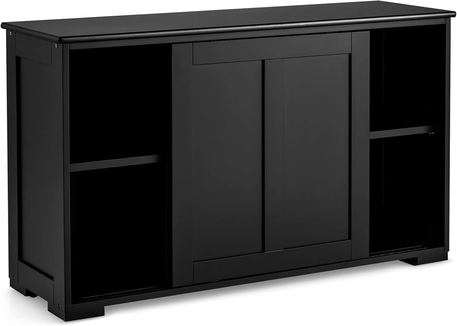 DORTALA Buffet Sideboard Cabinet, Wood Kitchen Storage Cabinet Cupboard ...