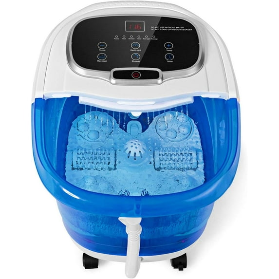 DORTALA Foot Spa Bath Massager, Foot Soaking Tub with Heat, Water ...
