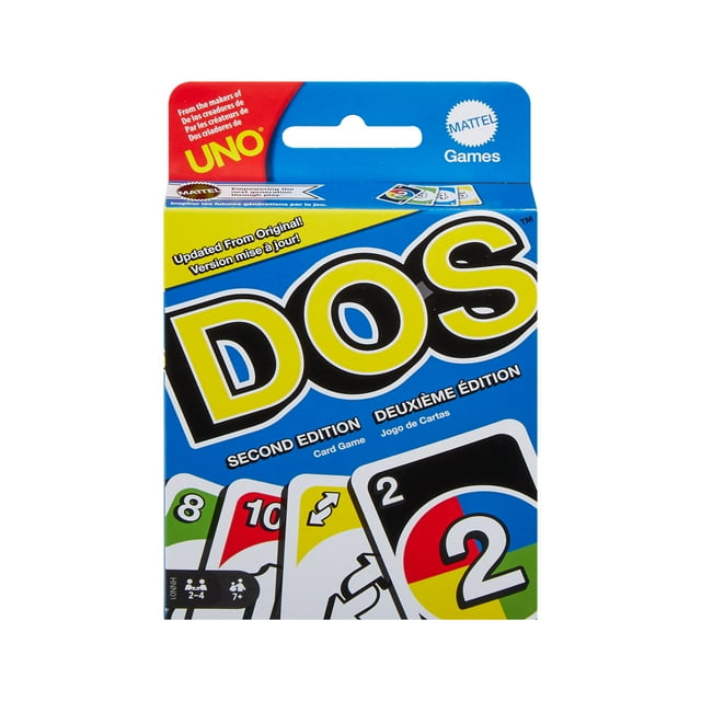 DOS Second Edition Card Game For Game Night Featuring Two Discard Plies ...