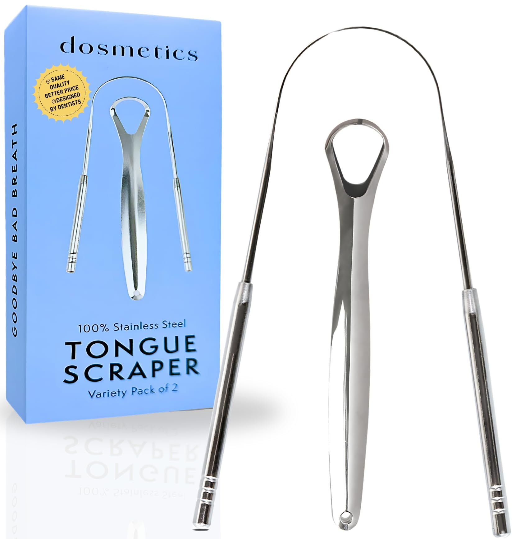 DOSMETICS - Tongue Scraper IFF17 Variety Pack 100% Medical Grade ...
