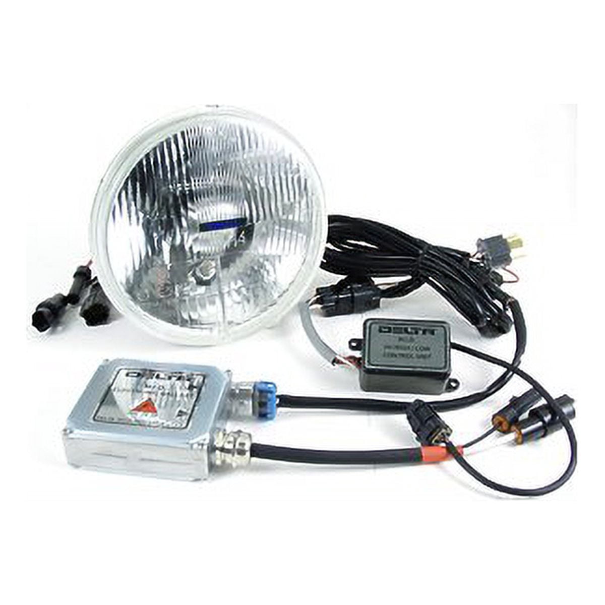 DOT 7" H.I.D. Headlight w/City Light Kit - Walmart.com