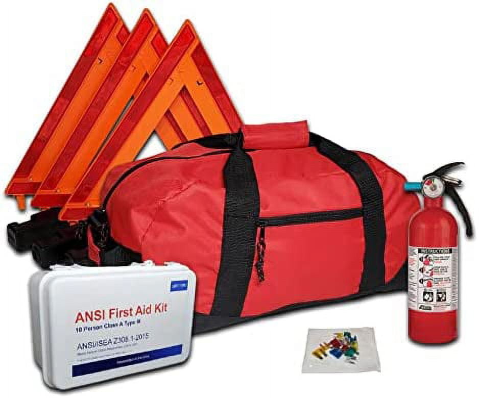 DOT OSHA Compliant Kit with 2lb 5BC Fire Extinguisher - Walmart.com