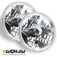DOT Pair 7" inch Round Headlights Housing Hi-Low Beam fit chevrolet P10 ...