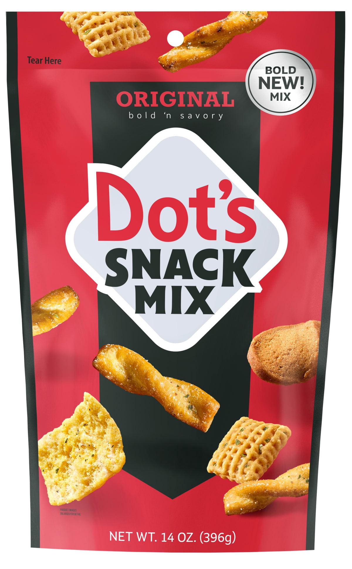 Dot's Snack Mix, Original Flavor Mini Pretzels, Original Flavor Corn ...