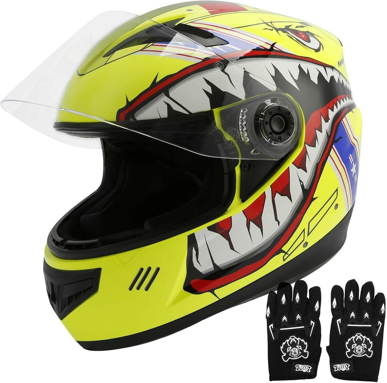 DOT Youth Kids ATV & Motocross Helmet – Pink Butterfly Full-Face Off ...