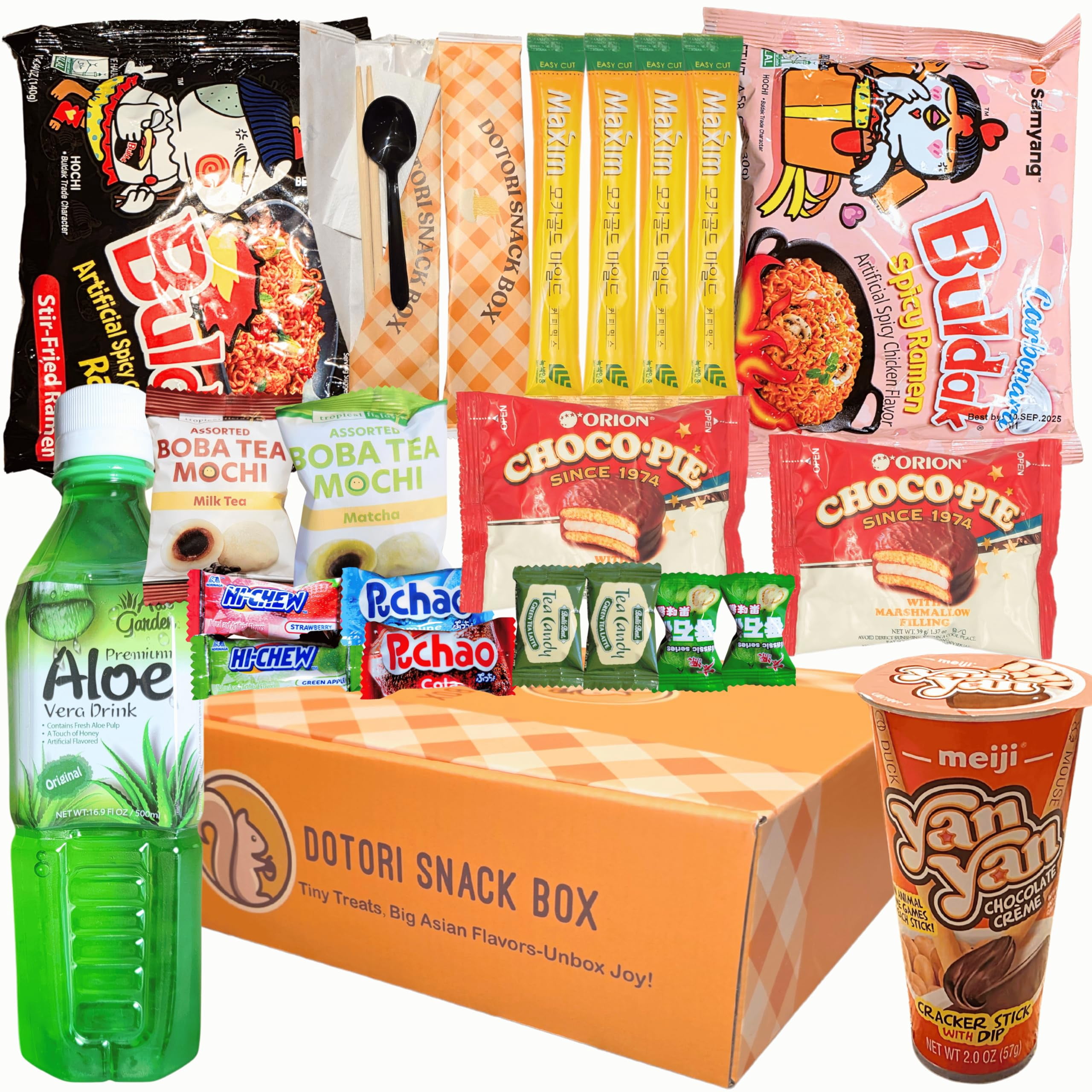 DOTORI SNACK BOX Premium OLF24 International Asian Snack noodles and ...