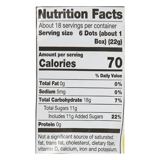 DOTS Assorted Fruit Flavored Gumdrops Mini Boxes - Bag of 17 - Walmart.com