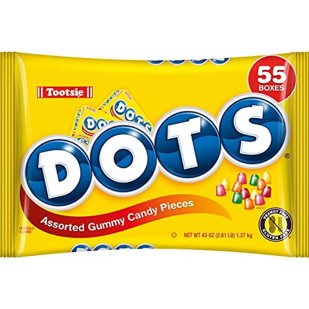 DOTS Individually Wrapped Candy - Original Gummy Candy 55 ct Mini Candy ...