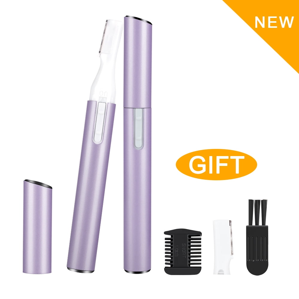 DOTSOG Eyebrow Trimmer for Women（purple）, Electric Comb Eyebrow ...