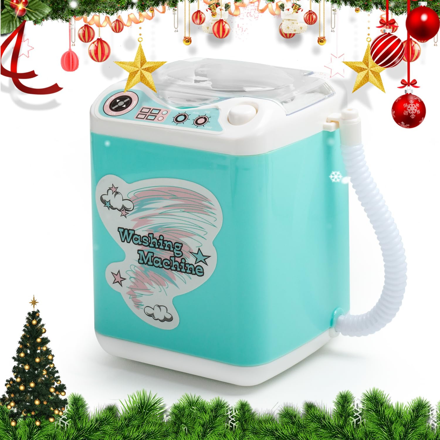 DOTSOG Mini Electric Makeup ZS23 Brush Cleaner Makeup Sponge Washing ...