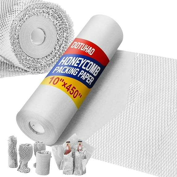 DOTUHAO Honeycomb Packing Paper, Wrapping Paper for Moving Shipping ...