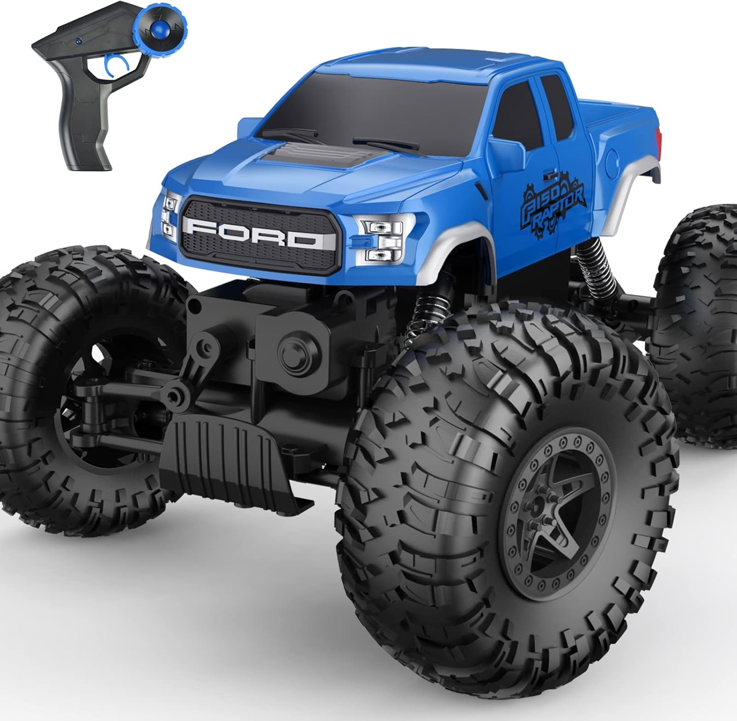 DOUBLE E Ford Raptor F150 RC Car 4WD Monster Trucks for Boys,11 Inches ...
