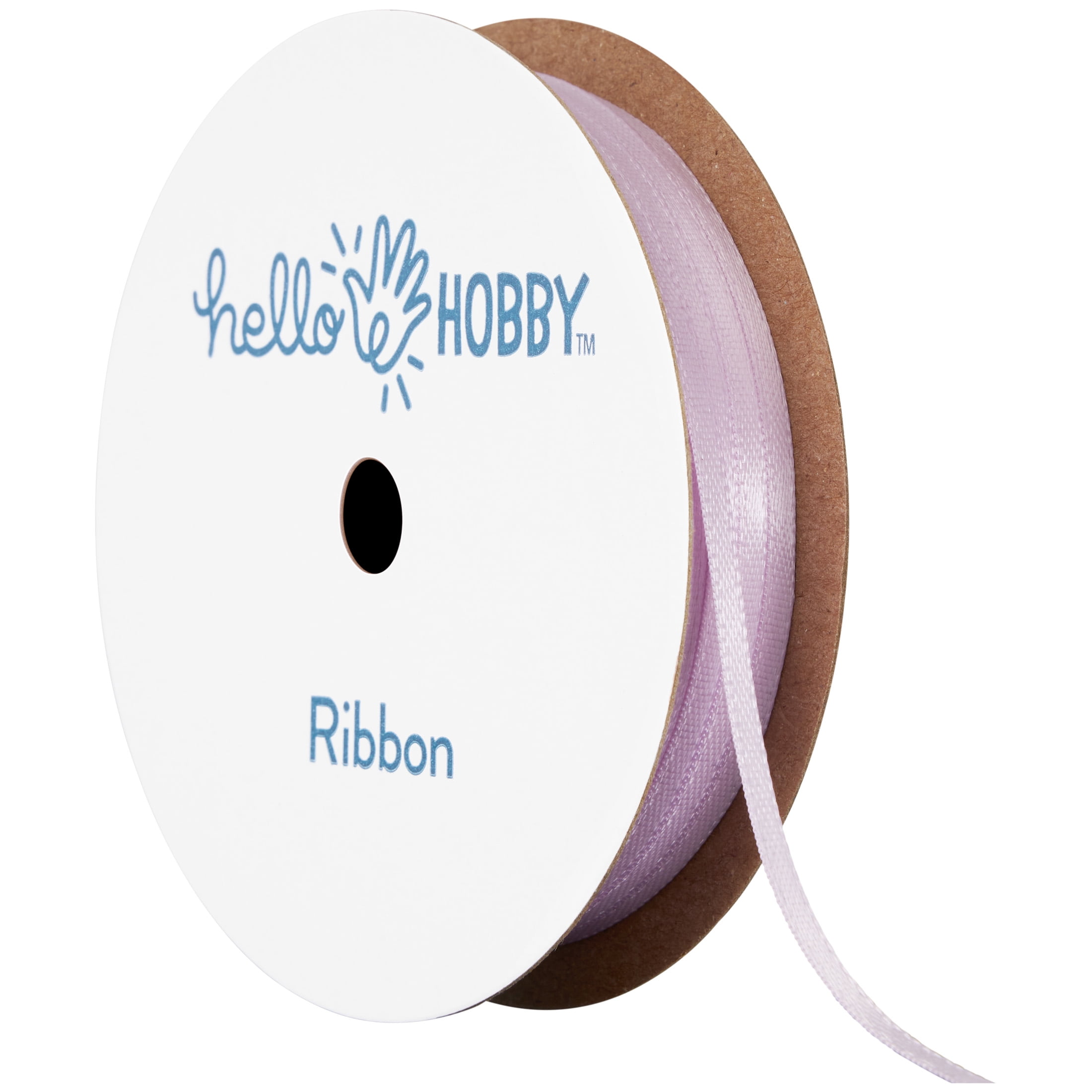 Hello Hobby Light Orchid Double Face Satin Ribbon, 1/8" x 8 yd ...