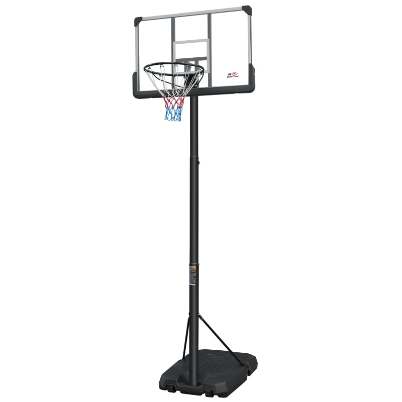 DOUBLE FISH[Adjustable Basketball Goal] Height Adjustable 6.5 Ft-10 Ft ...