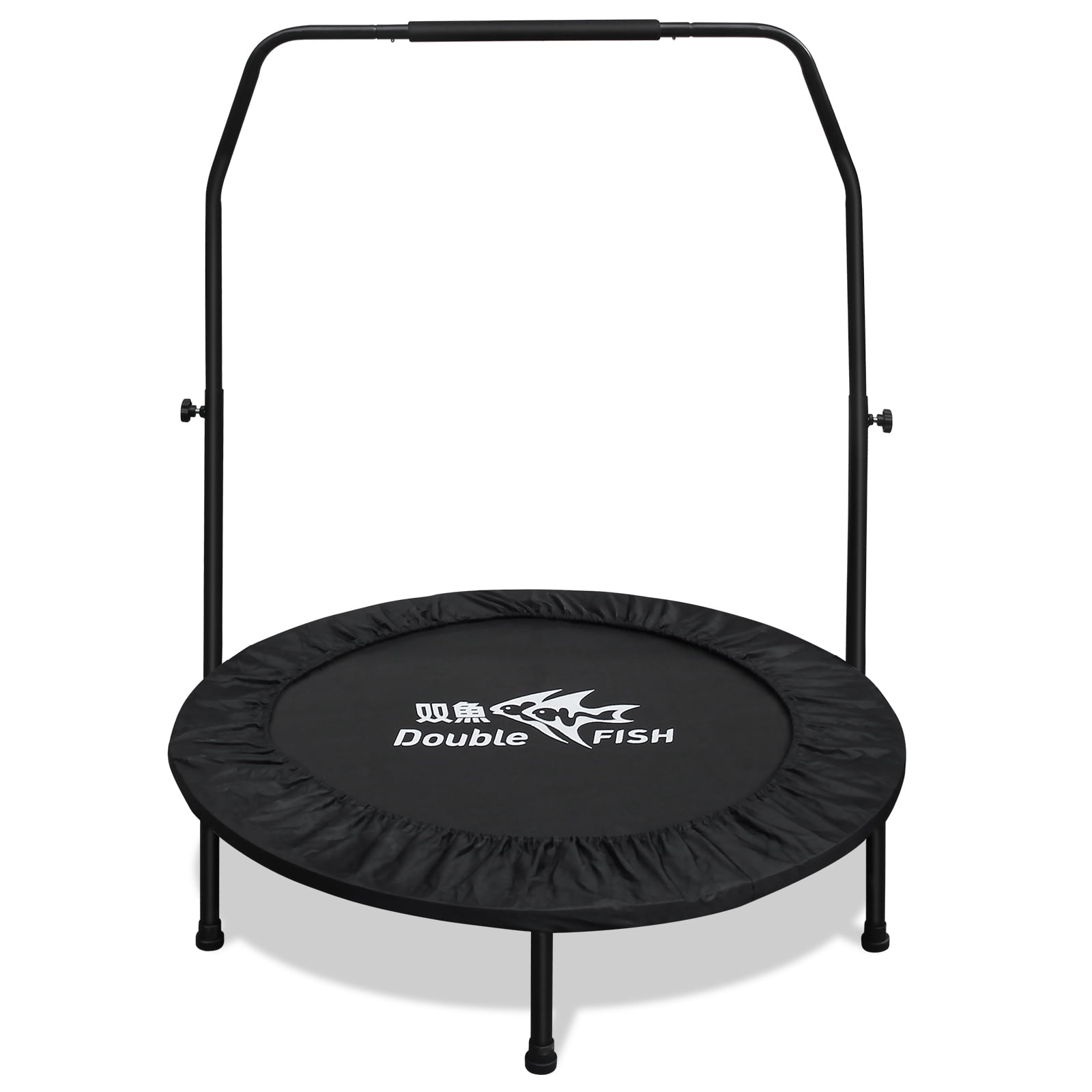 High-Quality Adjustable Foam Handle 1 Mini Trampoline 40" - Supports Up ...