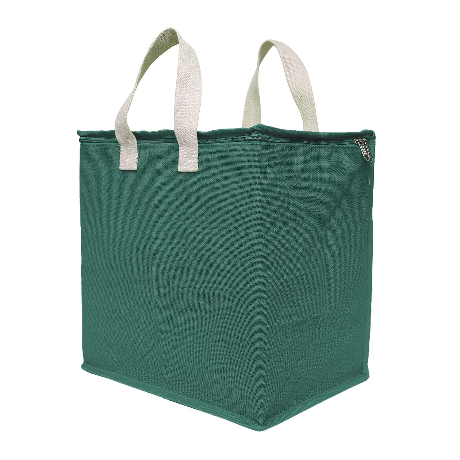 DOUBLE R BAGS jute Reinforced Cotton Handles and Thick Base with ...