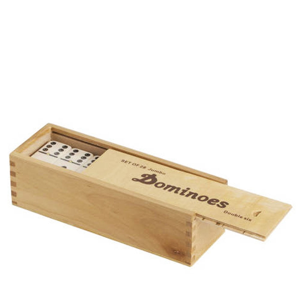 DOUBLE SIX PROFESSIONAL JUMBO SIZE TWO TONE DOMINOES SET WITH SPINNERS ...