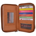 DOUBLE ZIPPER LADIES WALLET - Walmart.com