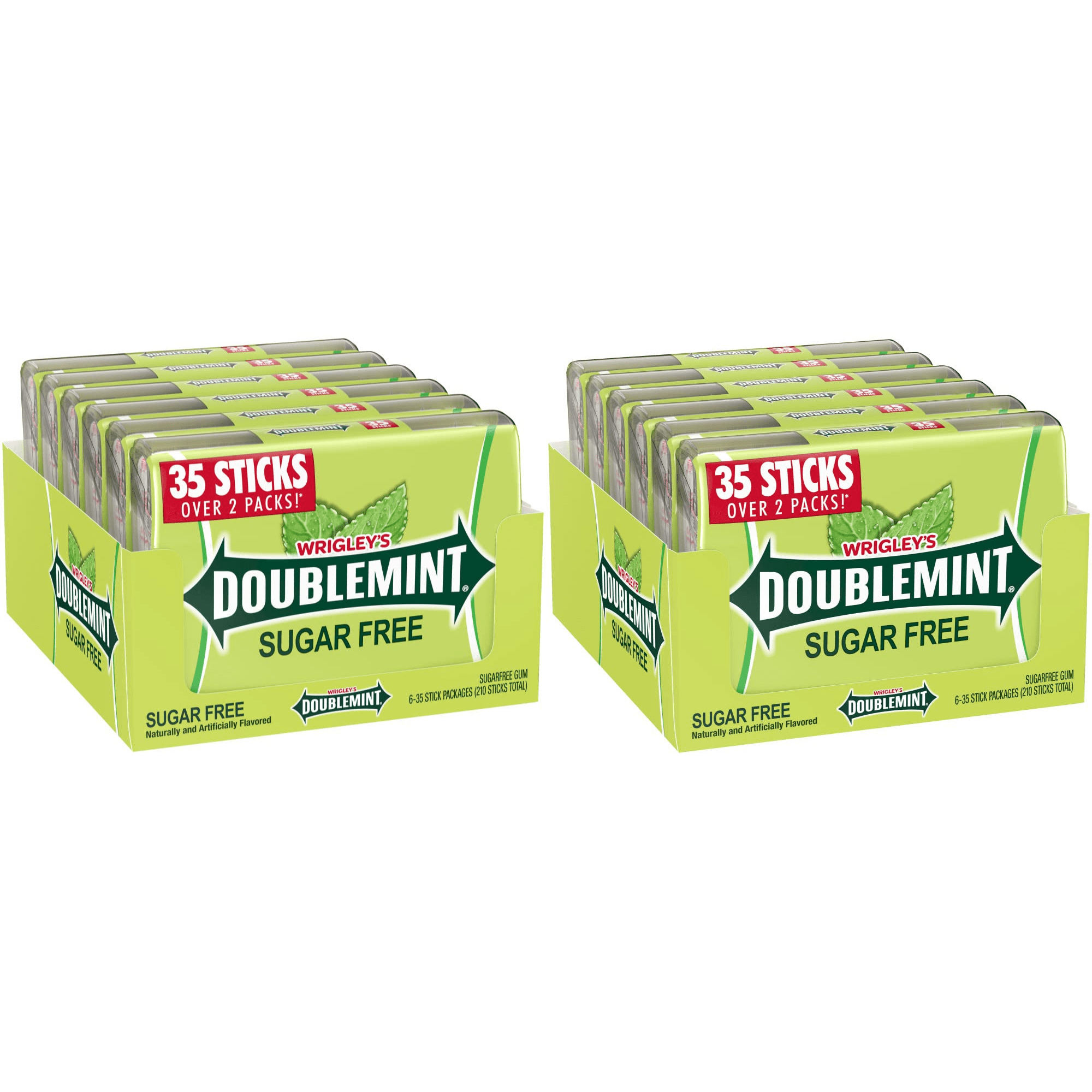 DOUBLEMINT Gum 35 stick Sugar Free Mega Pack 4.7 Oz. (Pack Of 12 ...