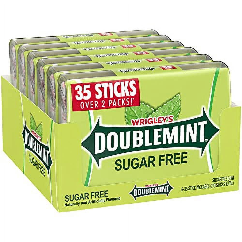 DOUBLEMINT Gum 35 stick SugarFree MegaPack 4.7 oz -Pack of 6 - Walmart.com