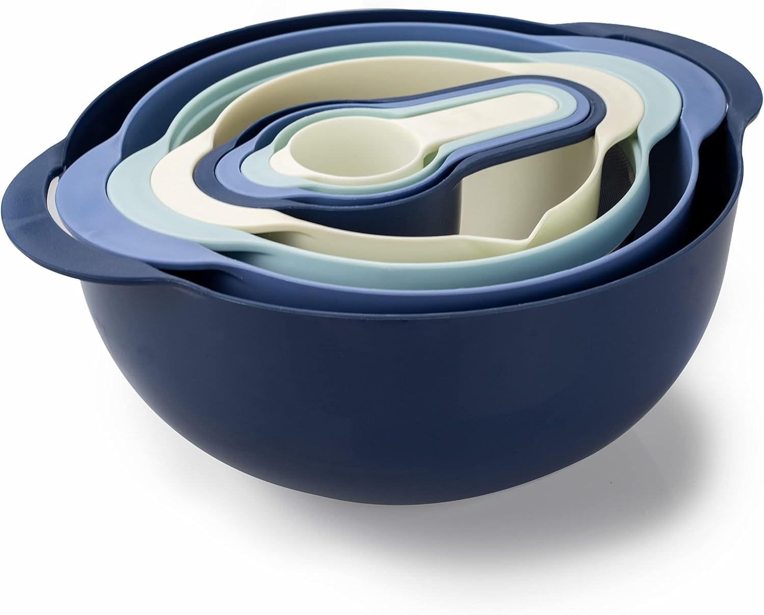 DOUBLETREE Nesting Bowls with Measuring Cups Colander and Sifter Set ...