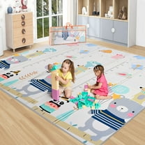 Free Shipping! JoyStone Baby Play Mat, 78" X 70" Extra Large Reversible ...