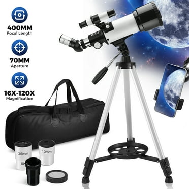 Vivitar VIV-TEL-50600 60x-120x Telescope with 3x Scope and Tripod ...