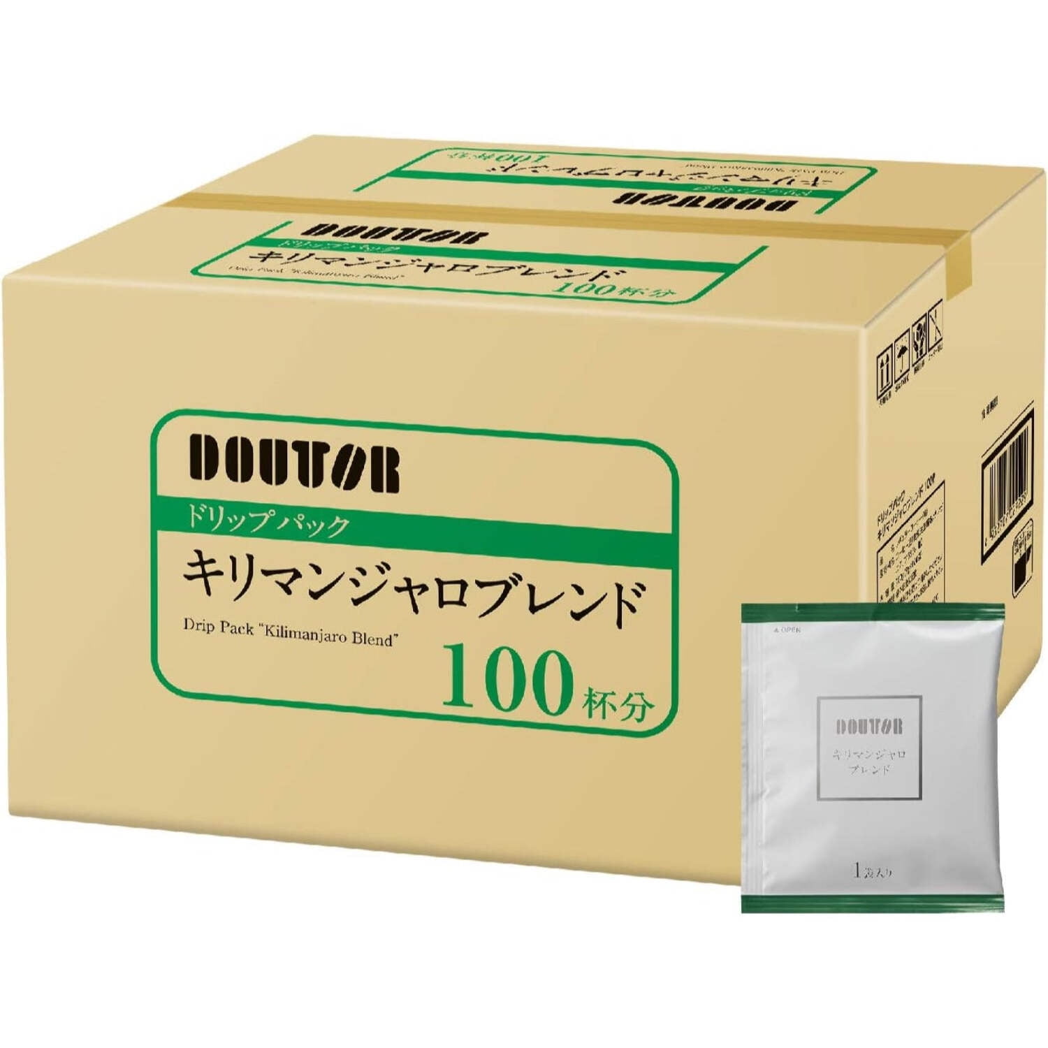 DOUTOR Coffee Drip Pack Kilimanjaro Blend 100 Packs Made in Japan - Tokyo Sakura Mall - Walmart.com