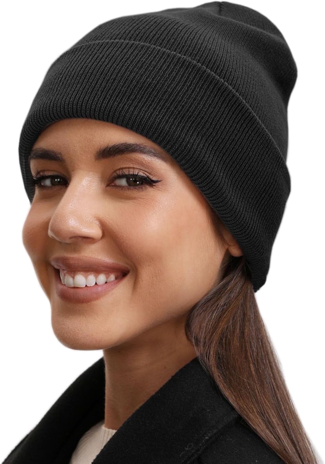 DOVACKA Unisex Winter Beanie Hat - Ultra Soft Cotton Stretch Knit ...