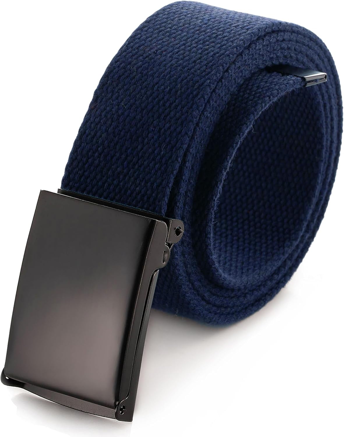 DOVACKA Cut To Fit Canvas Web Belt Size Up to 52" with Flip-Top Solid ...