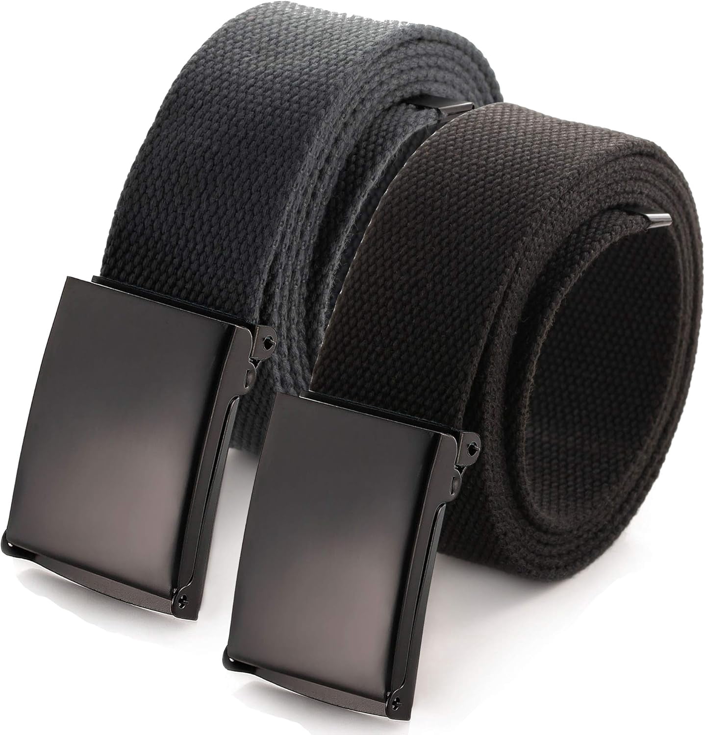 DOVACKA Cut To Fit Canvas Web Belt Size Up to 52" with Flip-Top Solid ...