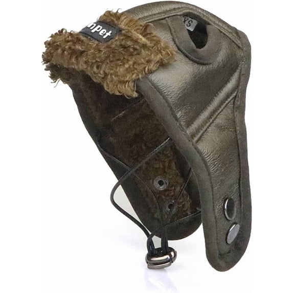 DOVACKA Dog Aviator Hat, Dog Winter Pilot Hat with Ear Flaps for Cold ...
