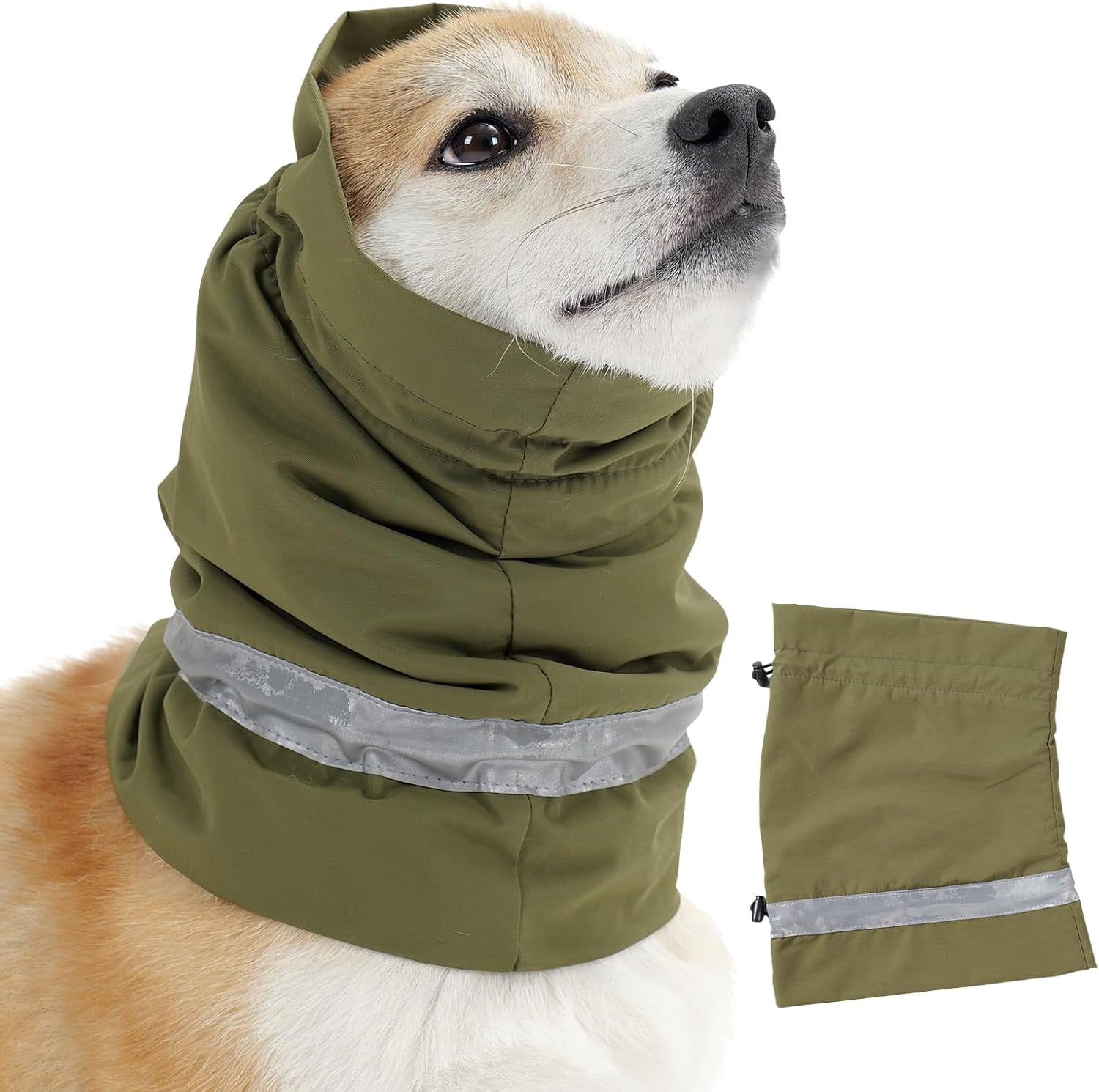 DOVACKA Dog Ear Covers Waterproof for Bath, Thunderstorms, Dog Anxiety ...