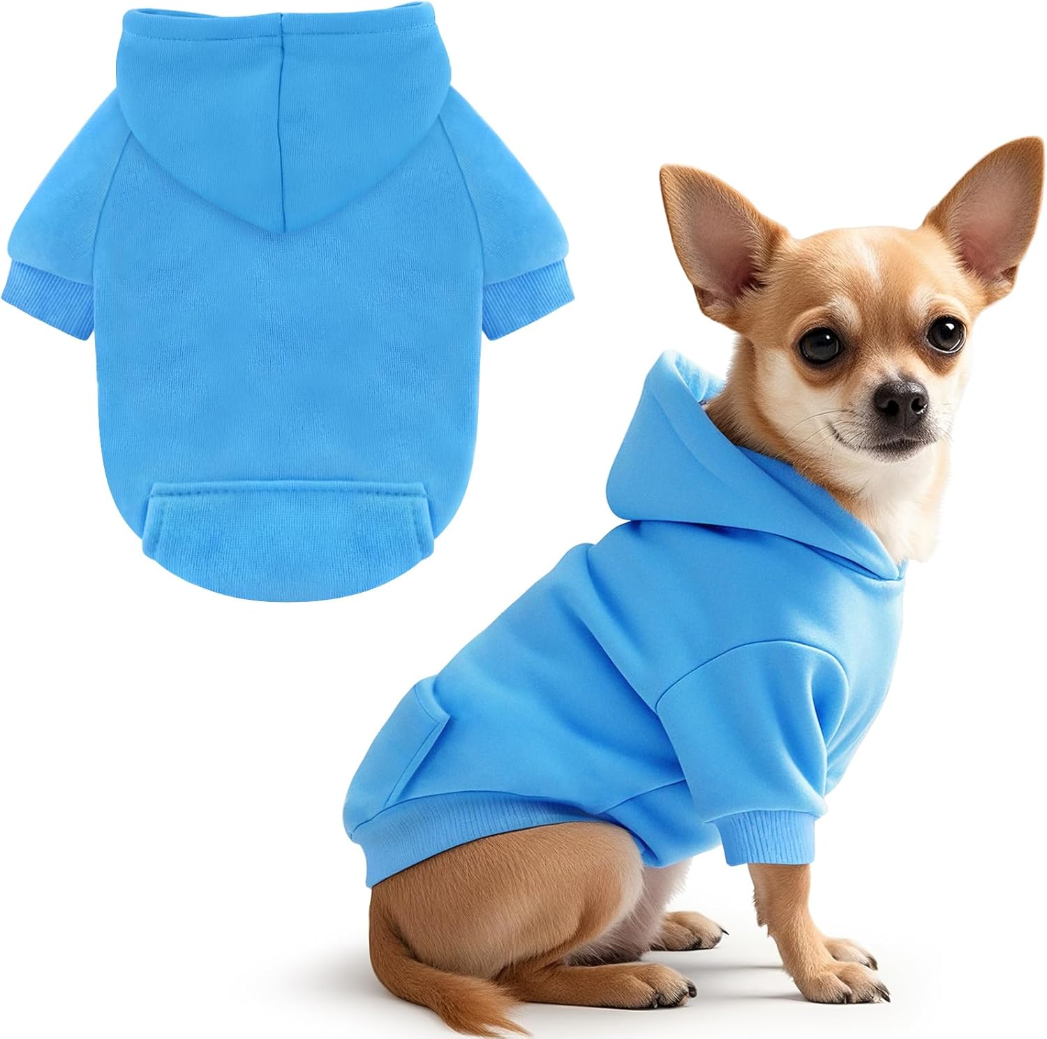 DOVACKA Pet Dog Hoodies Dog Clothes for Small Dogs Vest Chihuahua ...