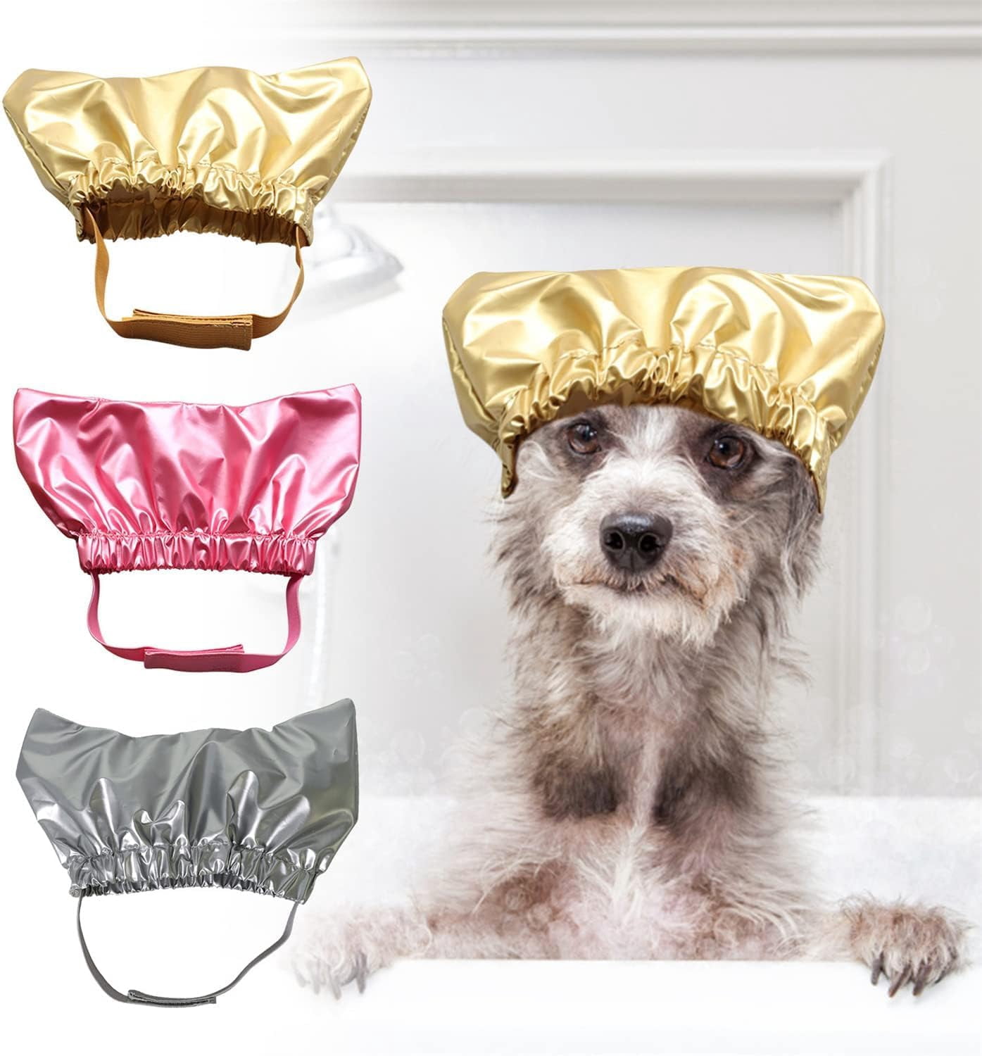 DOVACKA Pet Supplies Cat and Dogs Bathing Waterproof Cap,Pet Shower ...