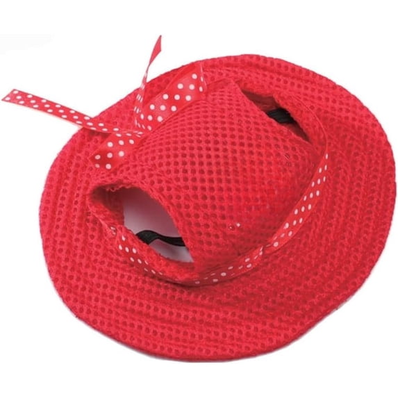 DOVACKA Princess Pet Hat Dog Caps Hats with Neck Strap Adjustable ...