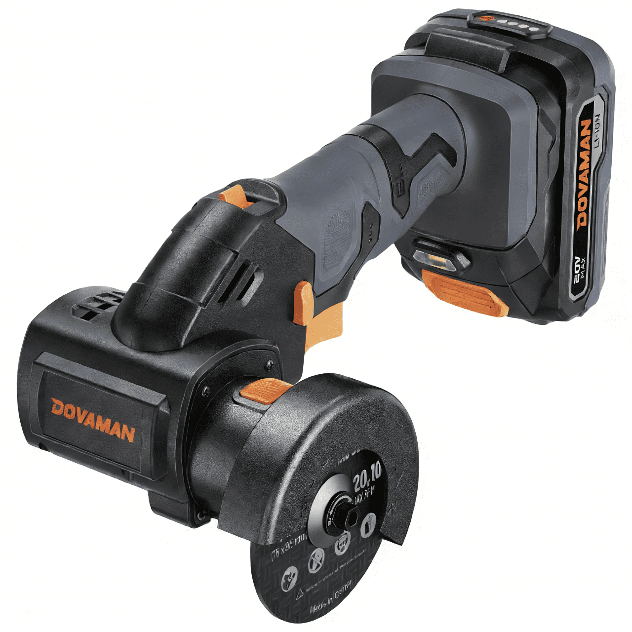DOVAMAN Brushless Cordless Cut‑Off Tool, 20,000 RPM, 3″ Cutting Wheel ...