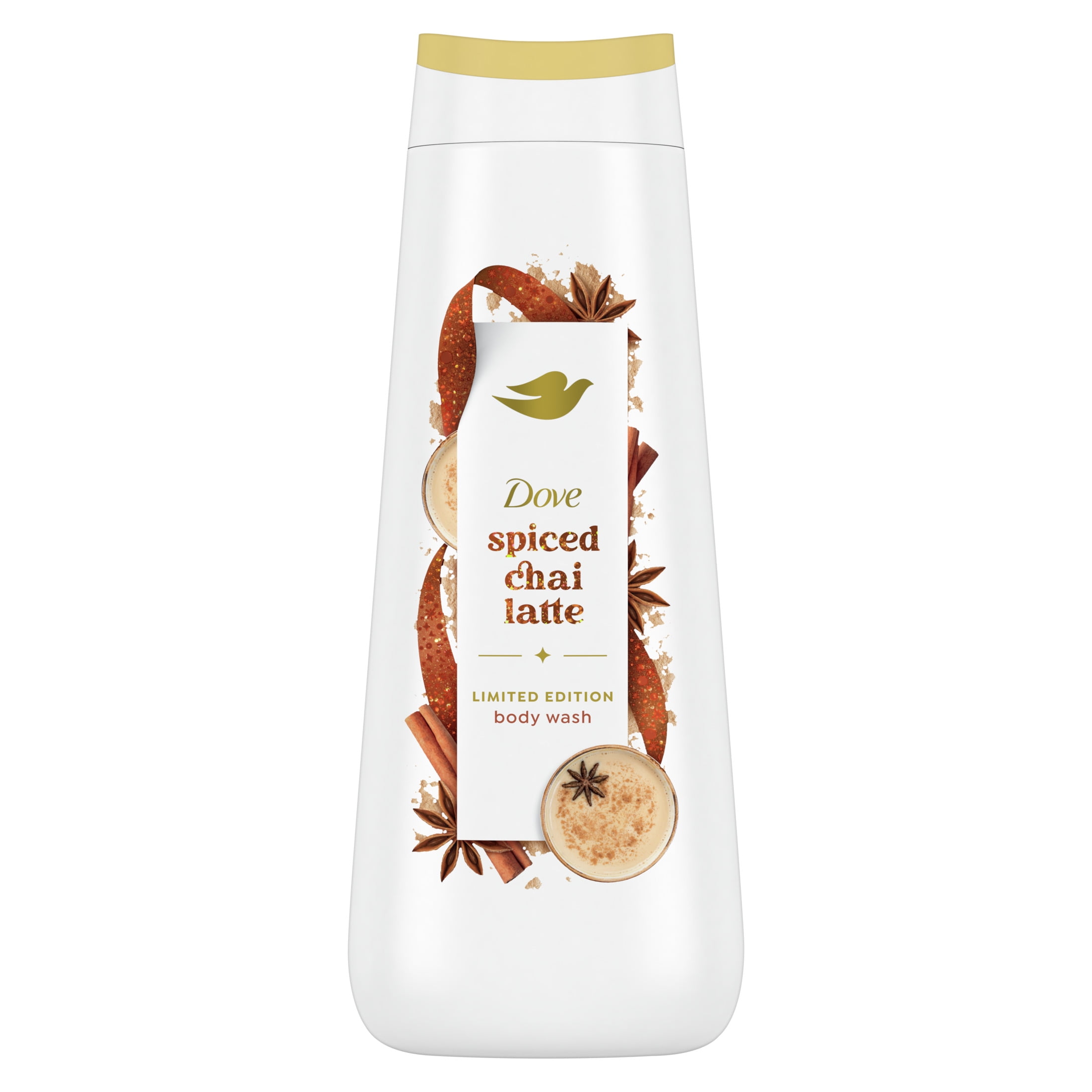 Dove Spiced Chai Latte Liquid Body Wash for Deep Nourishment Holiday ...