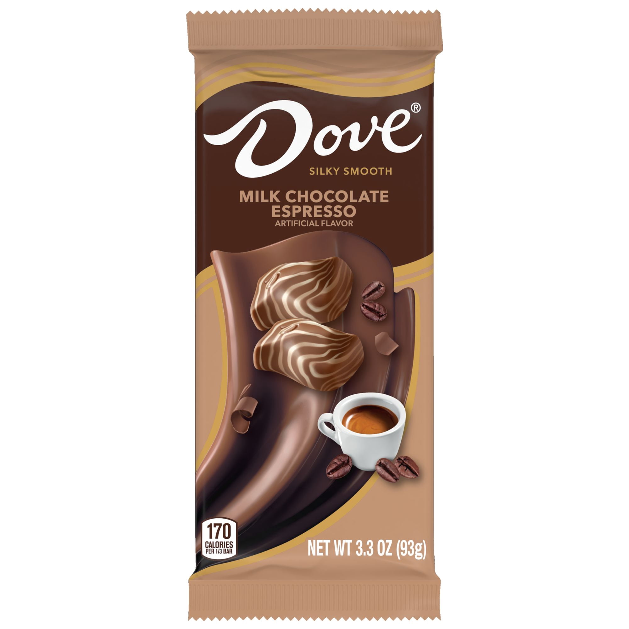 Dove Milk Chocolate Espresso Bar - 3.3 oz Pack - Walmart.com
