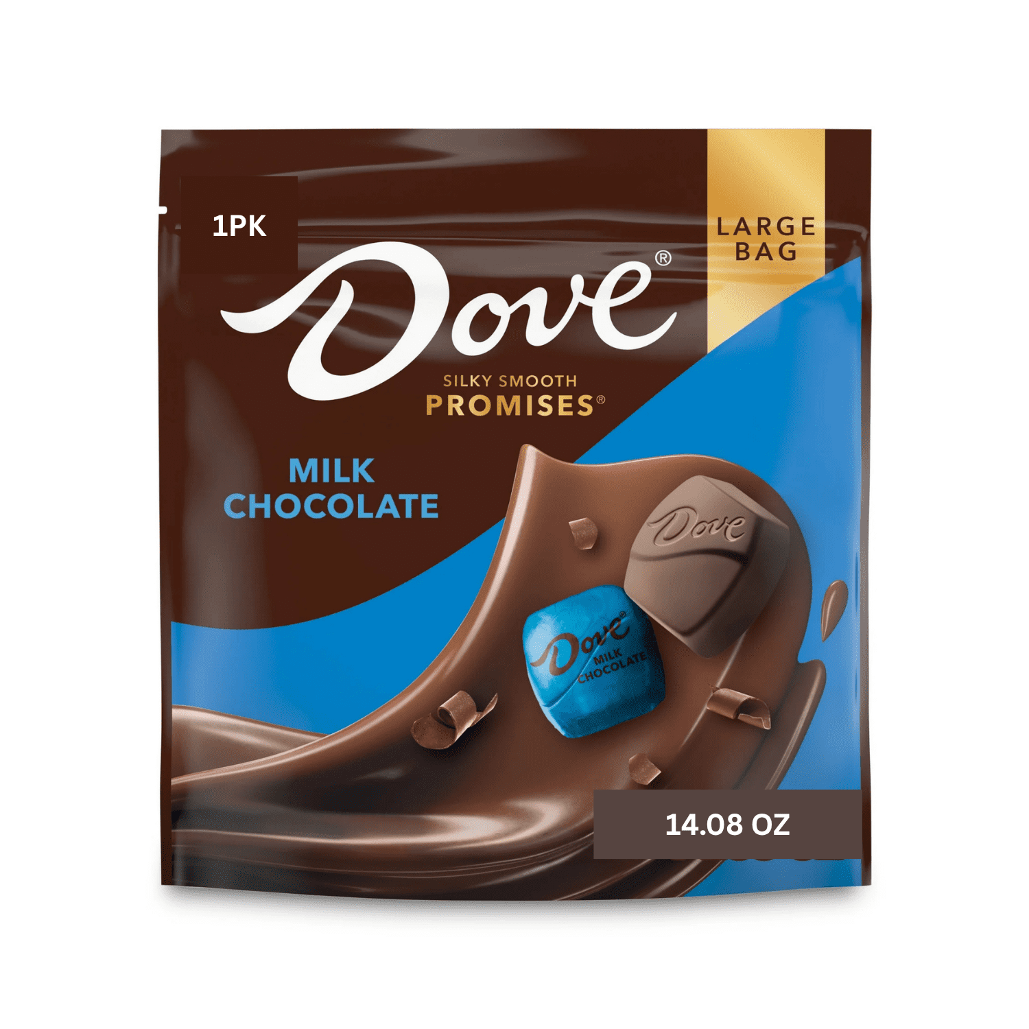 DOVE PROMISES Milk Chocolate Candy, 14.08 oz Resealable Bag – Indulgent ...