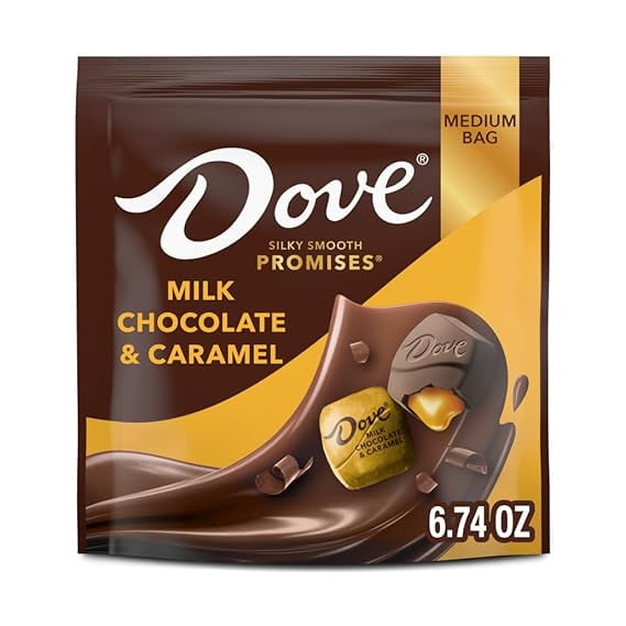 DOVE PROMISES Milk Chocolate & Caramel Mother's Day Gift Chocolate ...