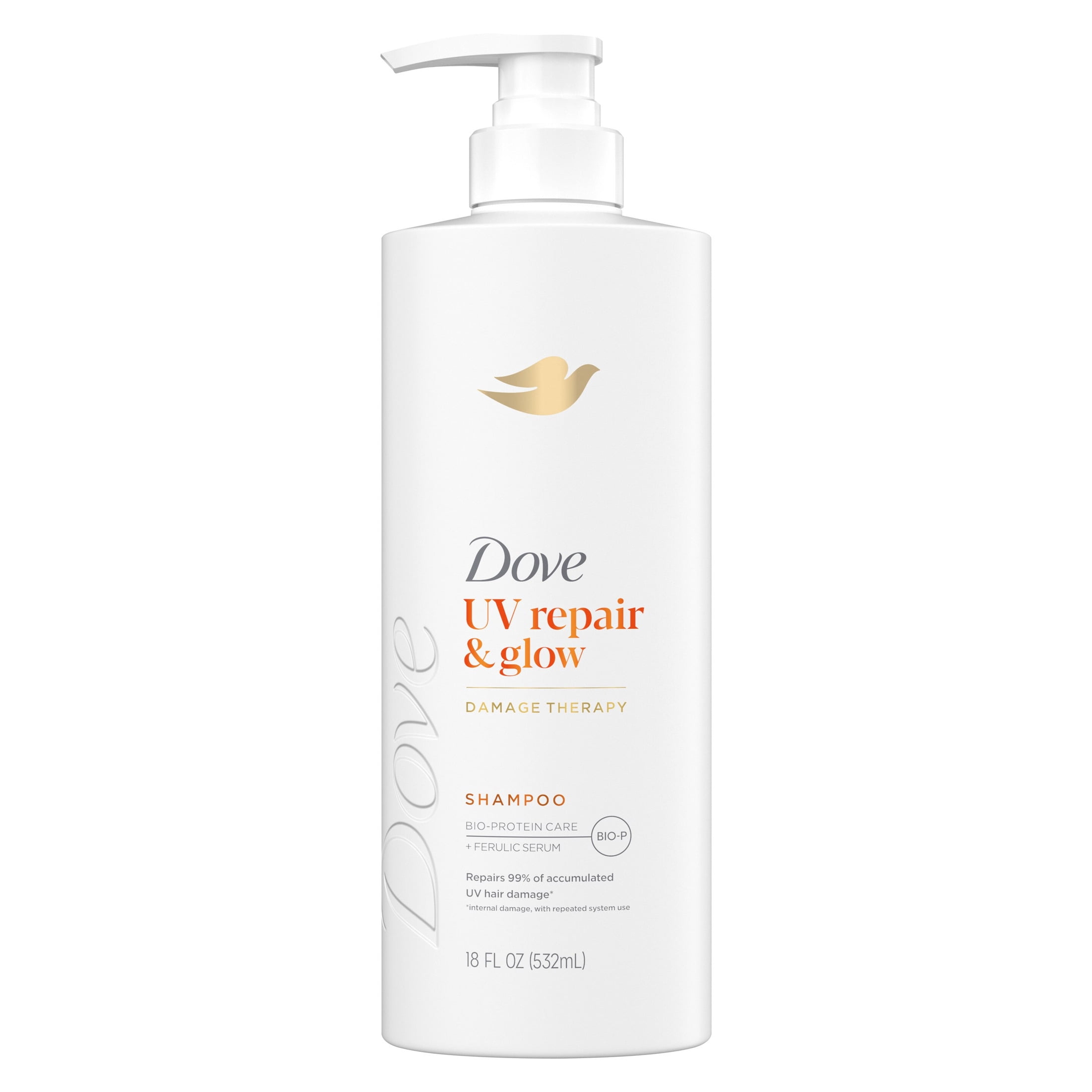 Dove Damage Therapy Shampoo Repairs 99% of UV hair damage* UV Repair ...
