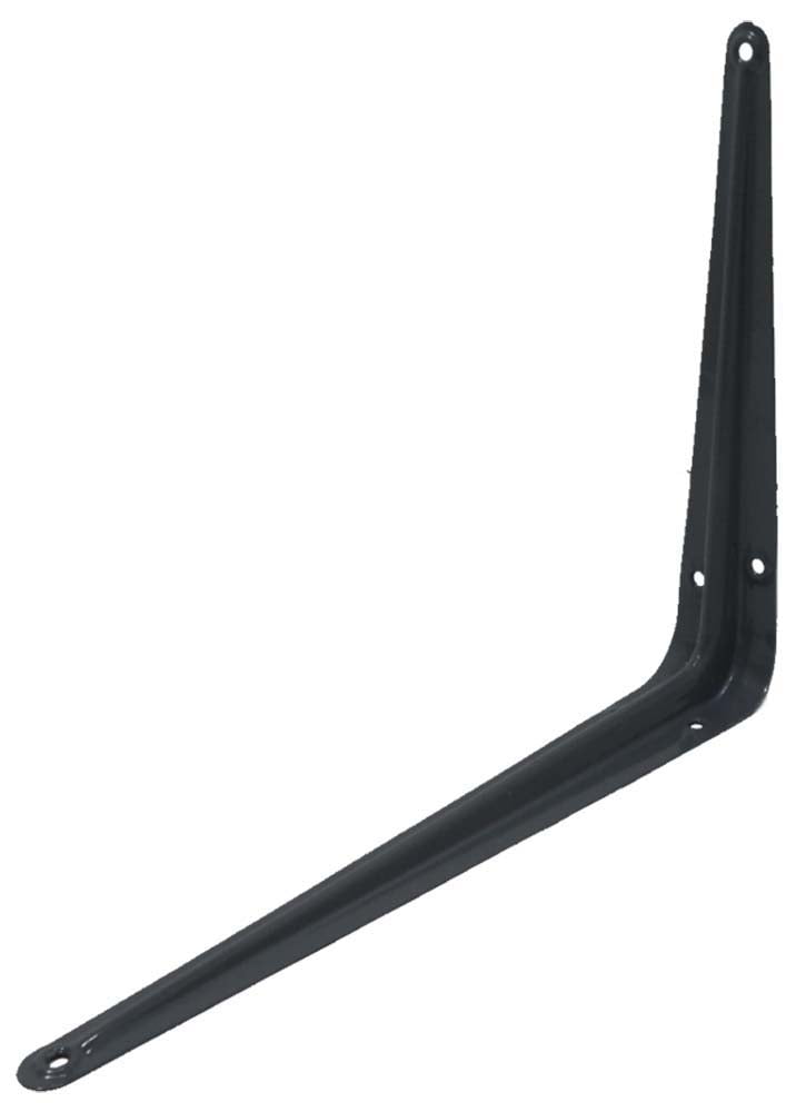 DOVETAIL (2-Pack) Gray Steel Shelf Brackets | Design Size 8" x 10" (20. ...